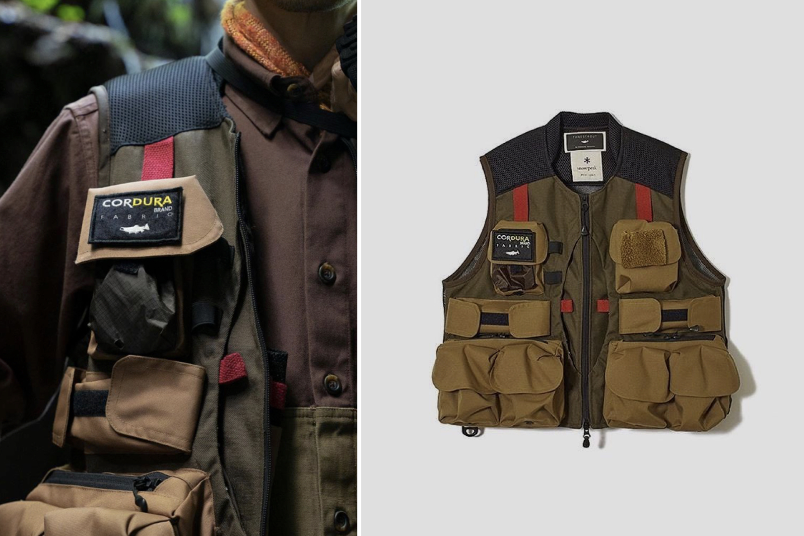 Tonedtrout x Snowpeak Transit Vest - VANISH TODAY